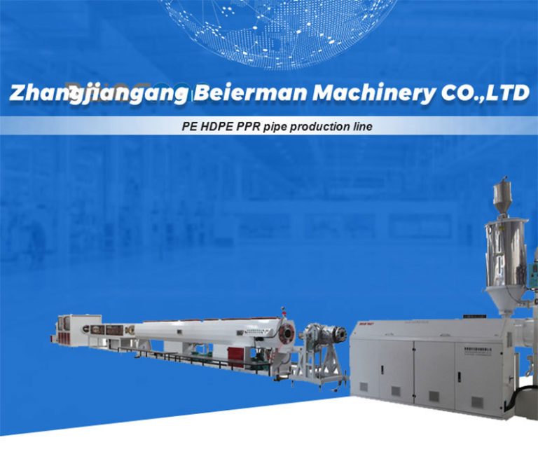 PE PPR pipe extrusion production line – Zhangjiagang Beierman Machinery Co.,Ltd